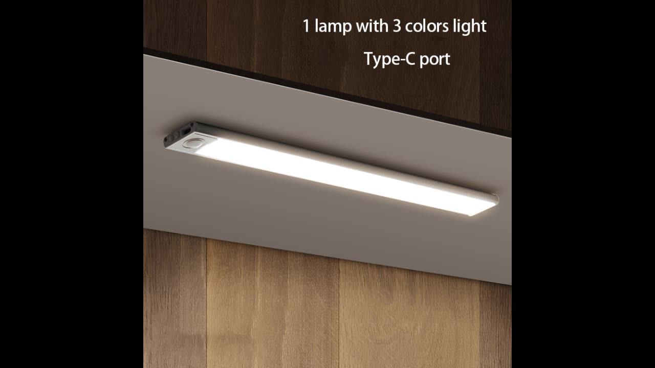 40cm Rechargeable Led Under Kitchen Cabinet Lighting Wireless Motion ...