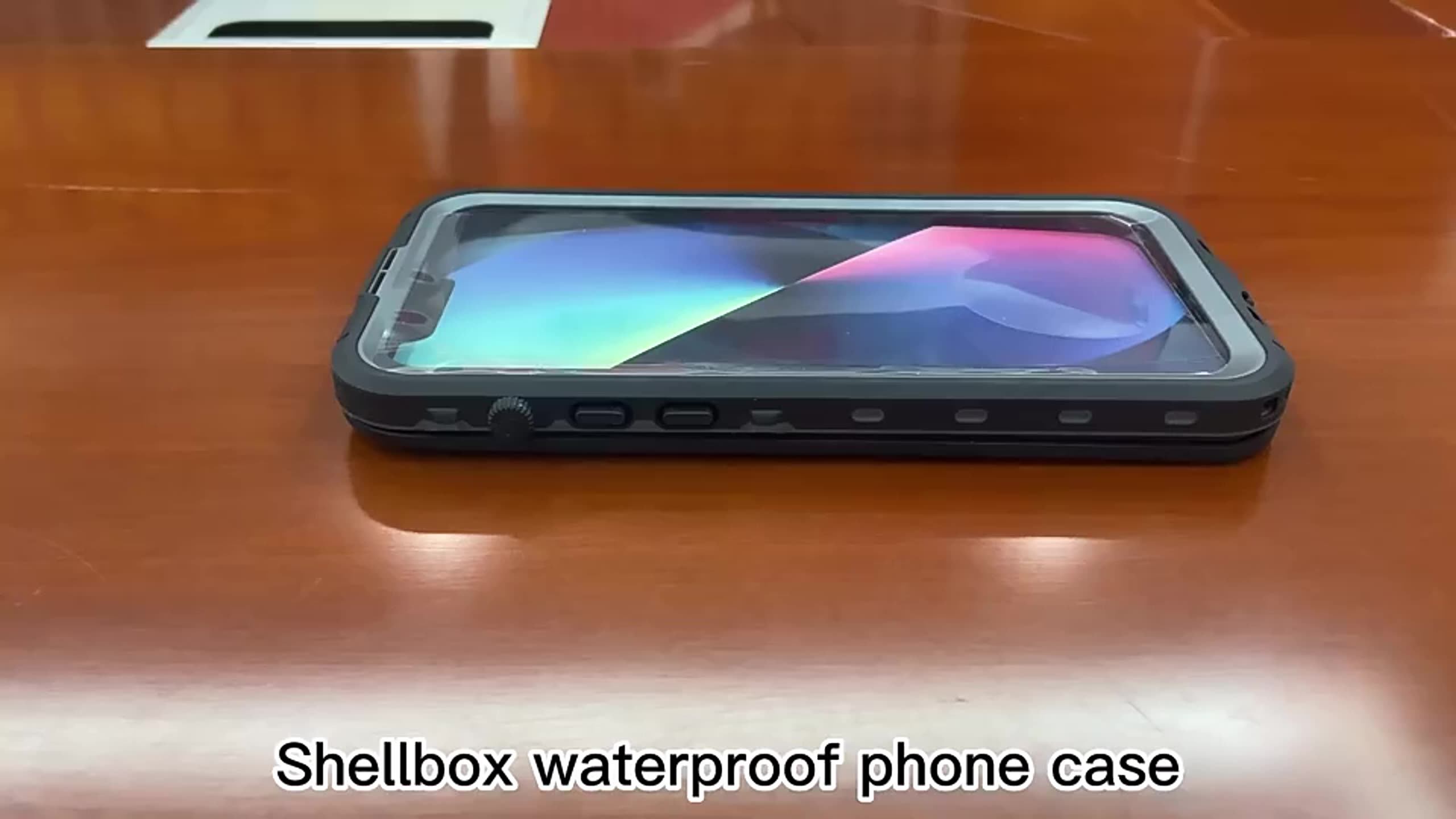 Shellbox Hot Model Pc+tpu Rugged And Drop Resistant Black Blue Red Ip68 ...