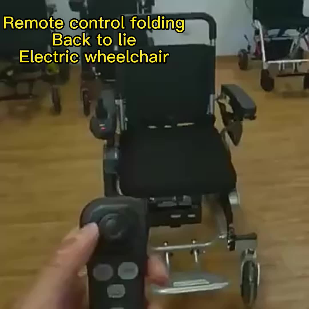 Remote Control Electric Folding And Opening Wheelchair Electric ...
