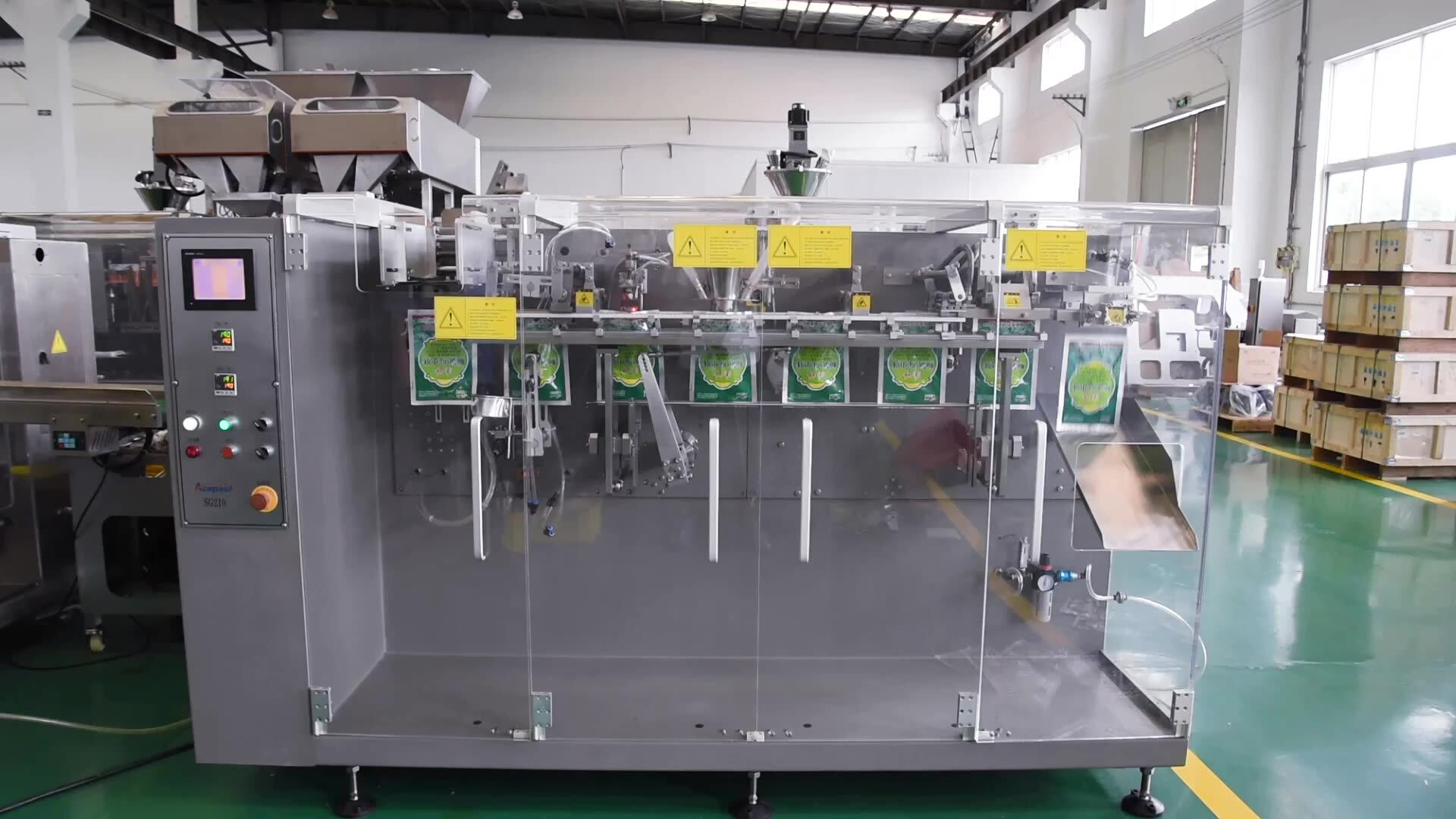 Rice Bag Packing Machine/maize Flour Packaging Machine/fish Meal ...
