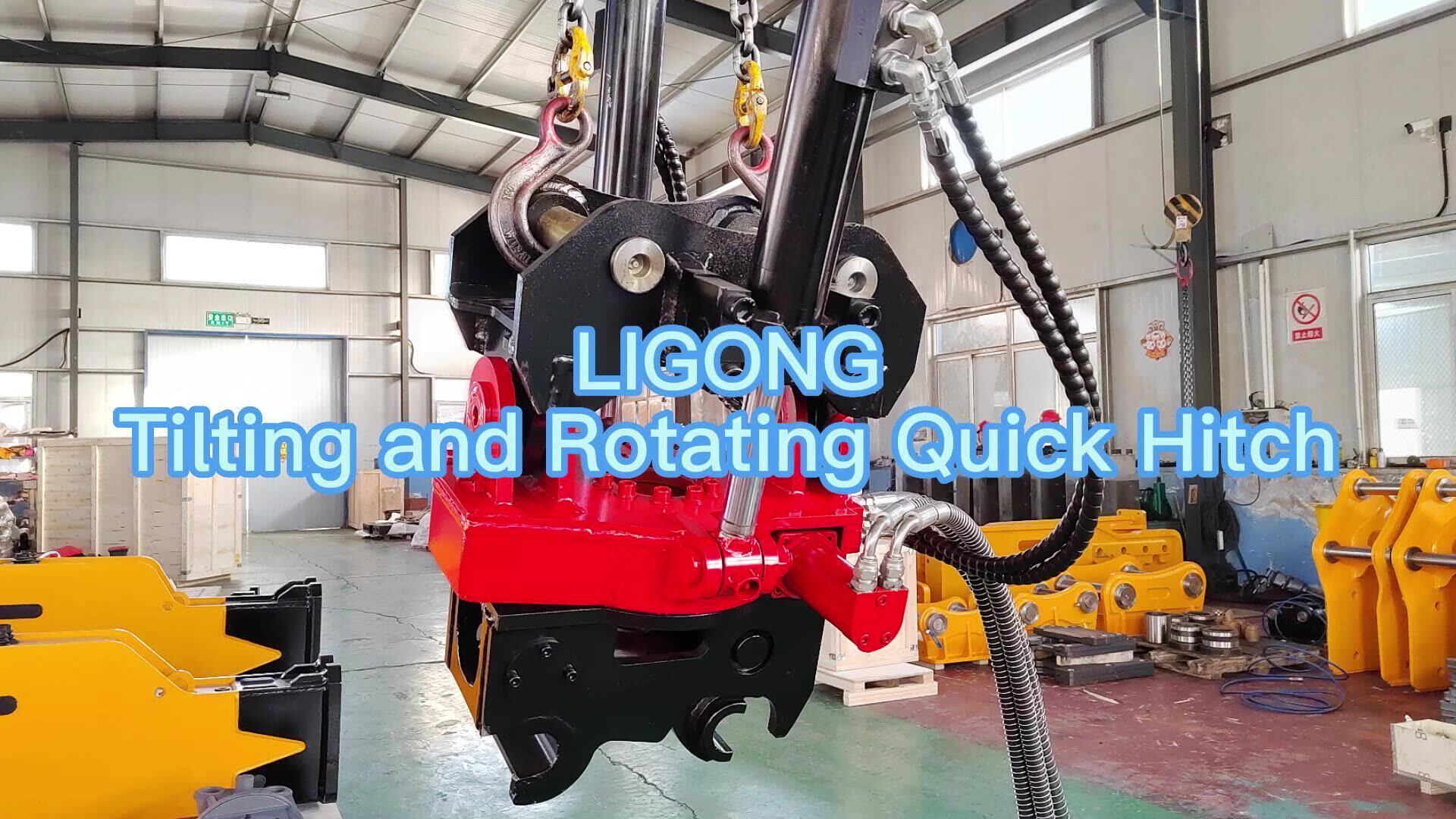 360 Degree Rotation And Tilt 45 Degree Hydraulic Quick Coupler Quick ...