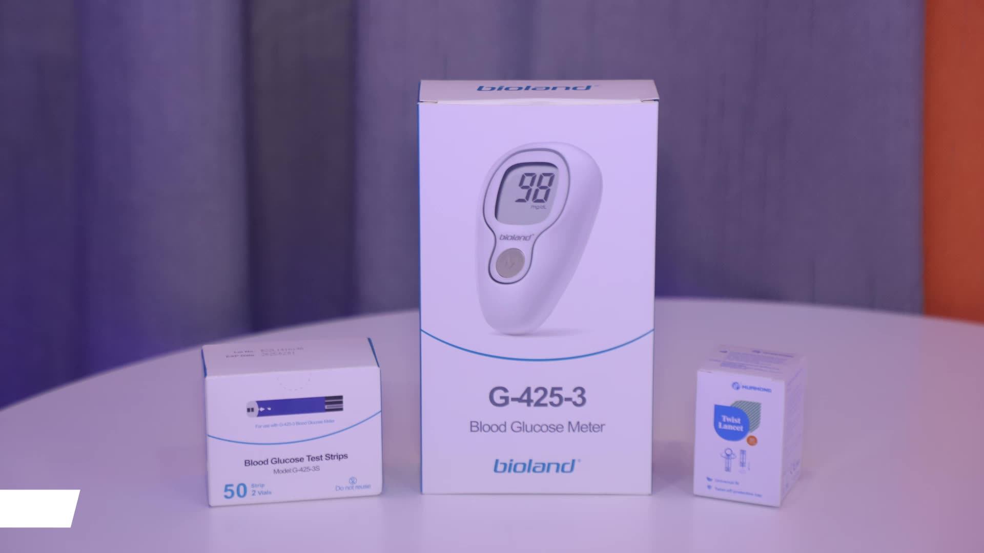 Smart Diabetic Non-invasive Blood Glucose Test Rechargeable Wireless ...