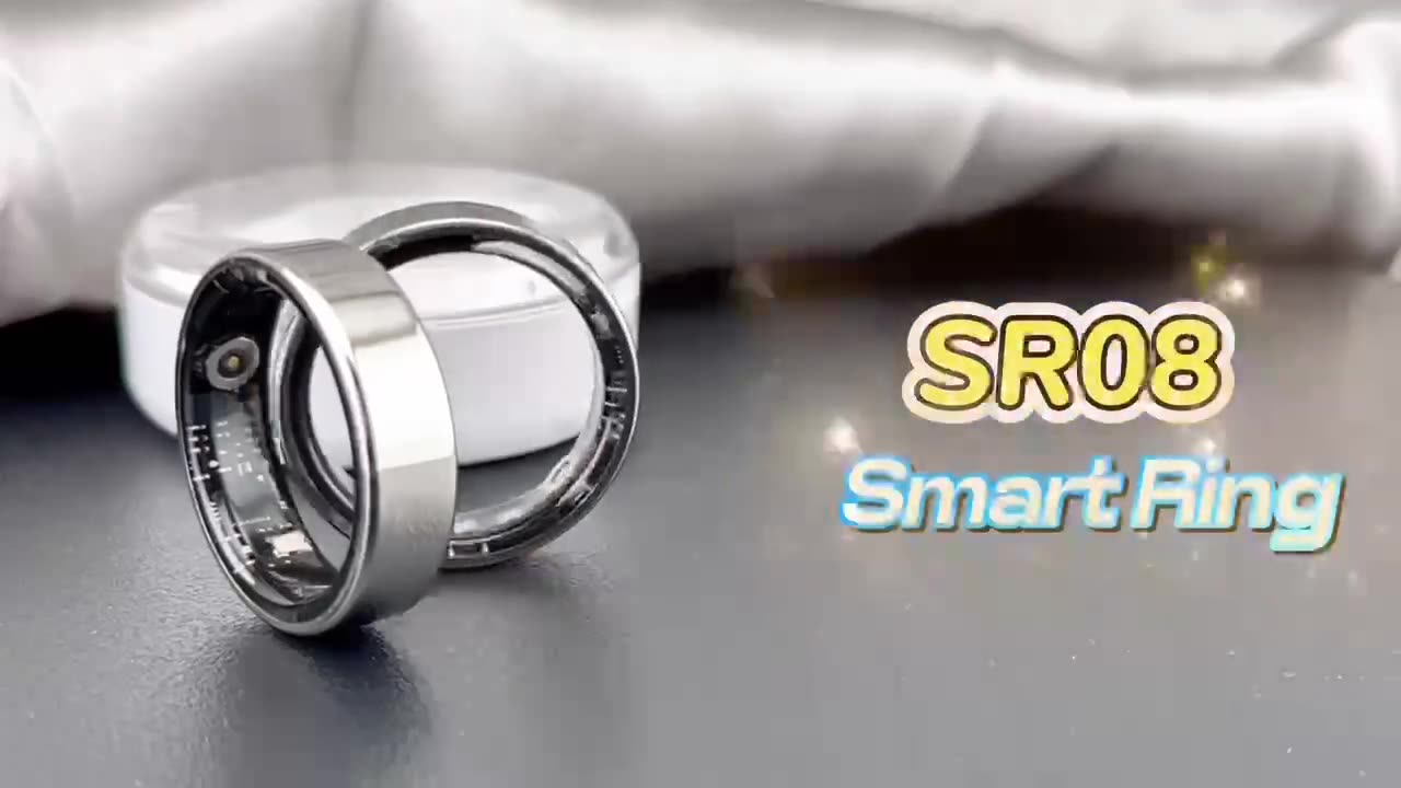 智能戒指跨境SR08心率血氧智能监测提醒指环计步睡眠戒指-阿里巴巴