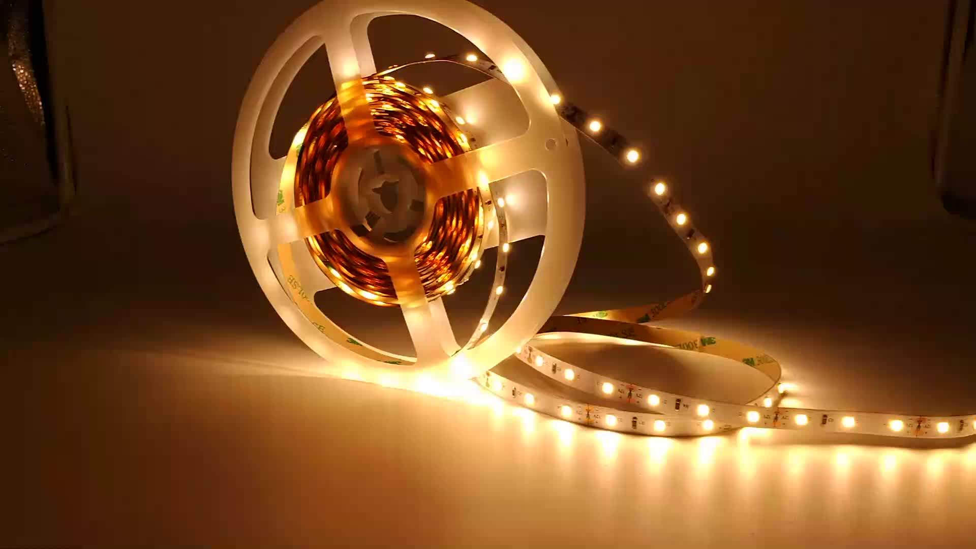 Dc 24v 12v Smd 5050 60leds/m Warm White Cool White 2700k 4000k 16.4ft ...