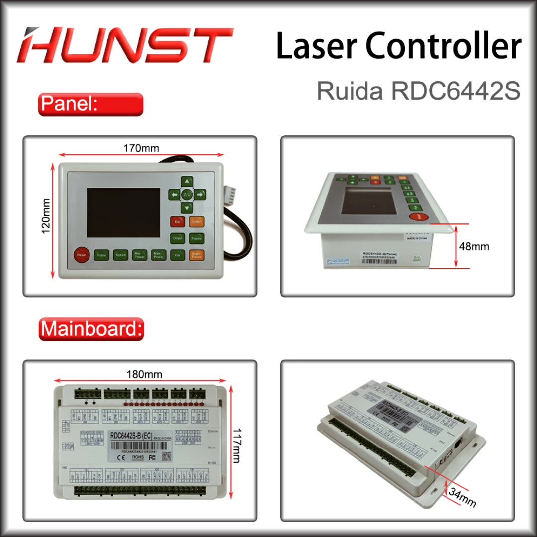 Hunst Ruida Rdc6442s Co2 Laser Dsp Controller For Laser Engraving And ...