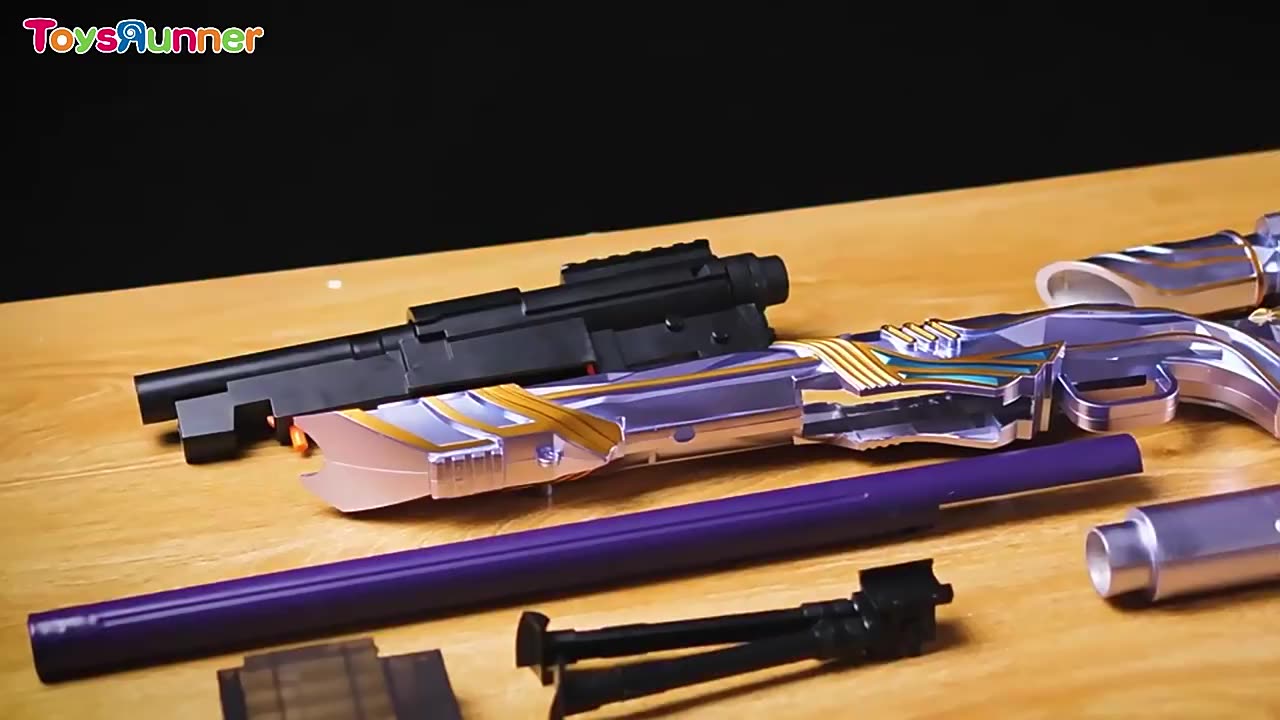 Realistic Shell Ejecting Gun Toys Soft Bullet Shooting Set Airsoft Sniper Automatic Shell ...