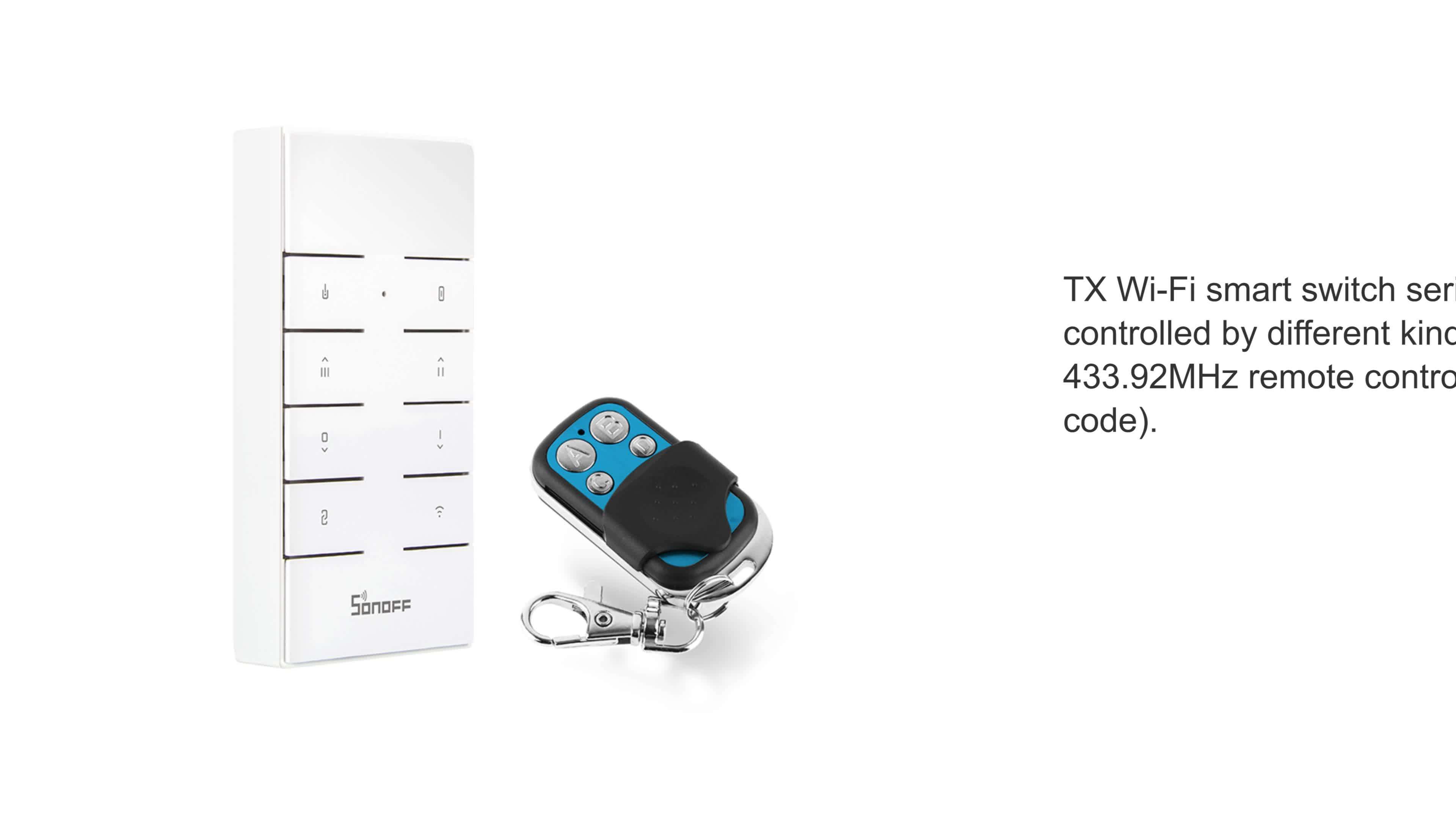 Sonoff Rm433 Remote Controller 8-button Key Wireless Suitable For ...
