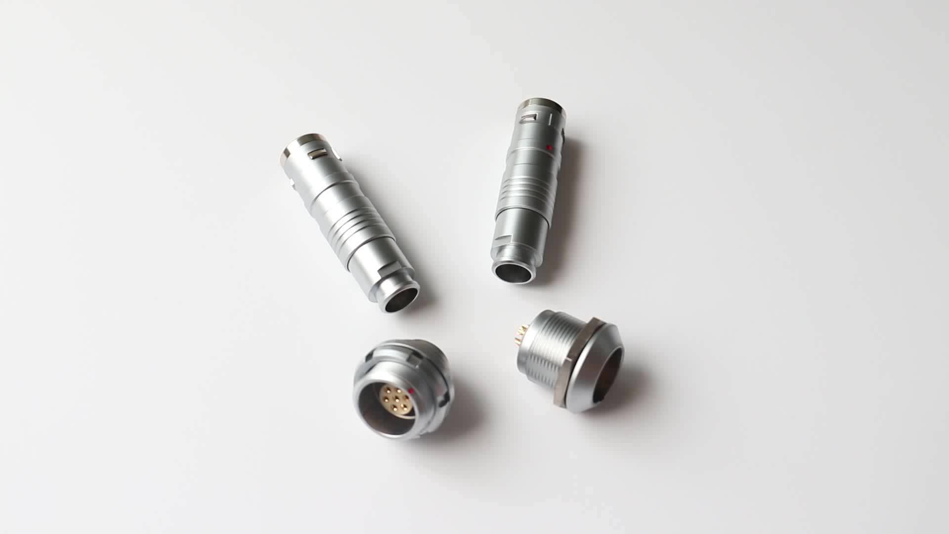 5 Pin Circular Metal Waterproof Wire Joint Connector Ip 68 - Buy 5 Pin ...