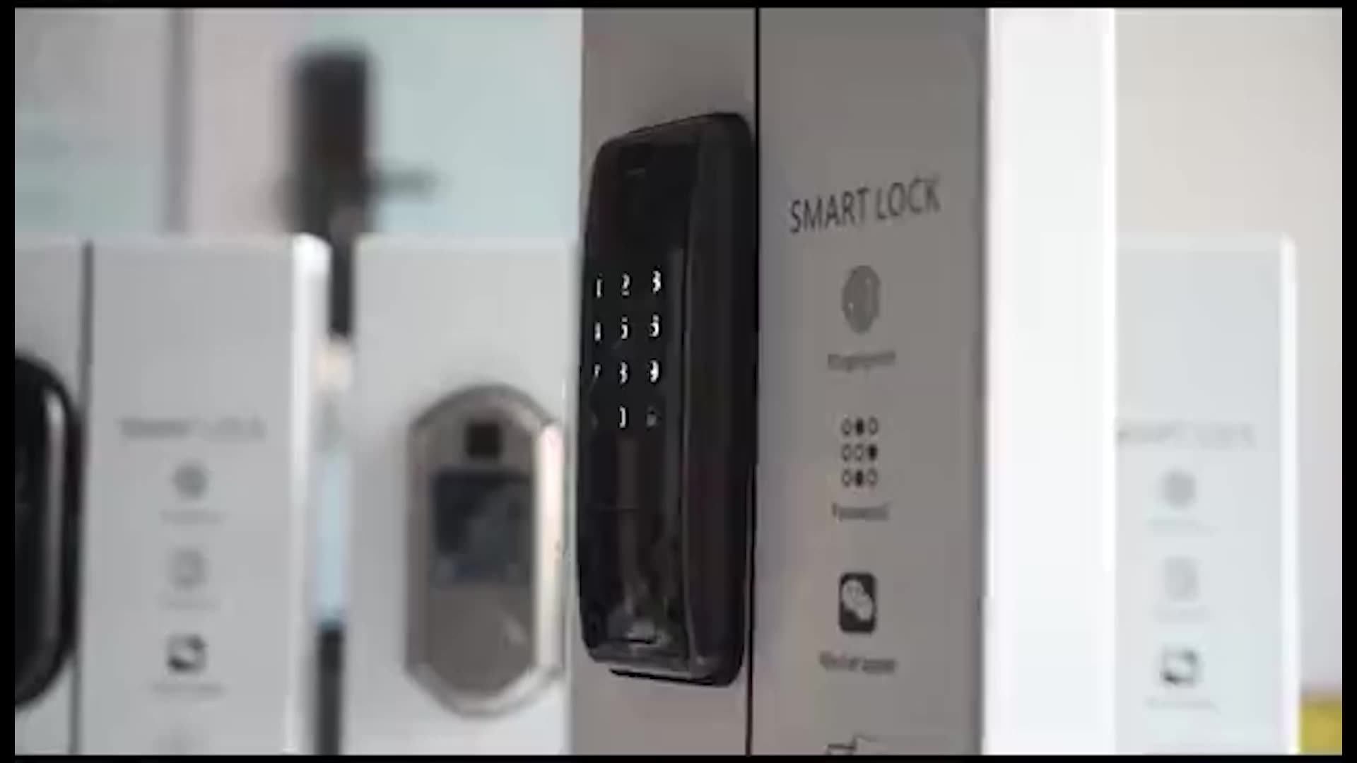 Fingerprint Access System Digital Lock Push Button Lock Door Security ...