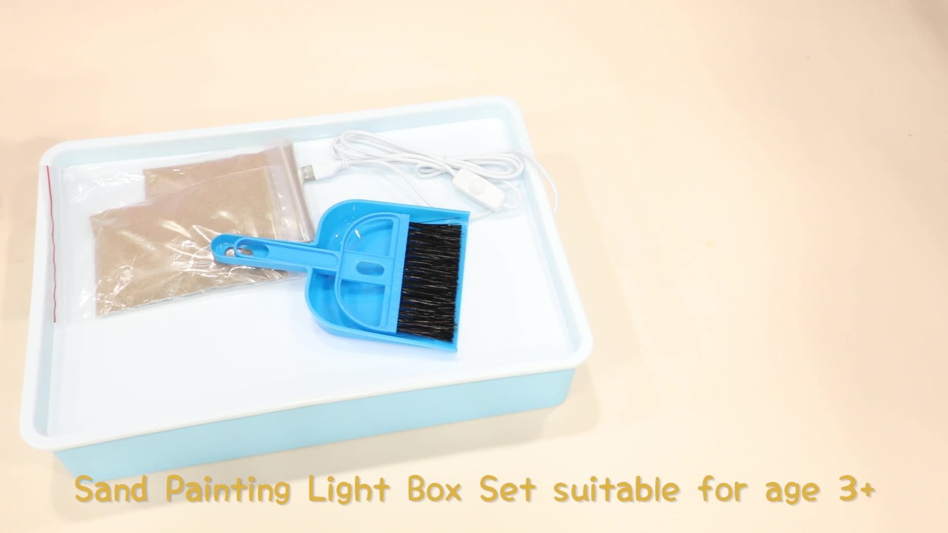 Sand Painting Table Kids Educational Drawing Projector Toys Sensory ...