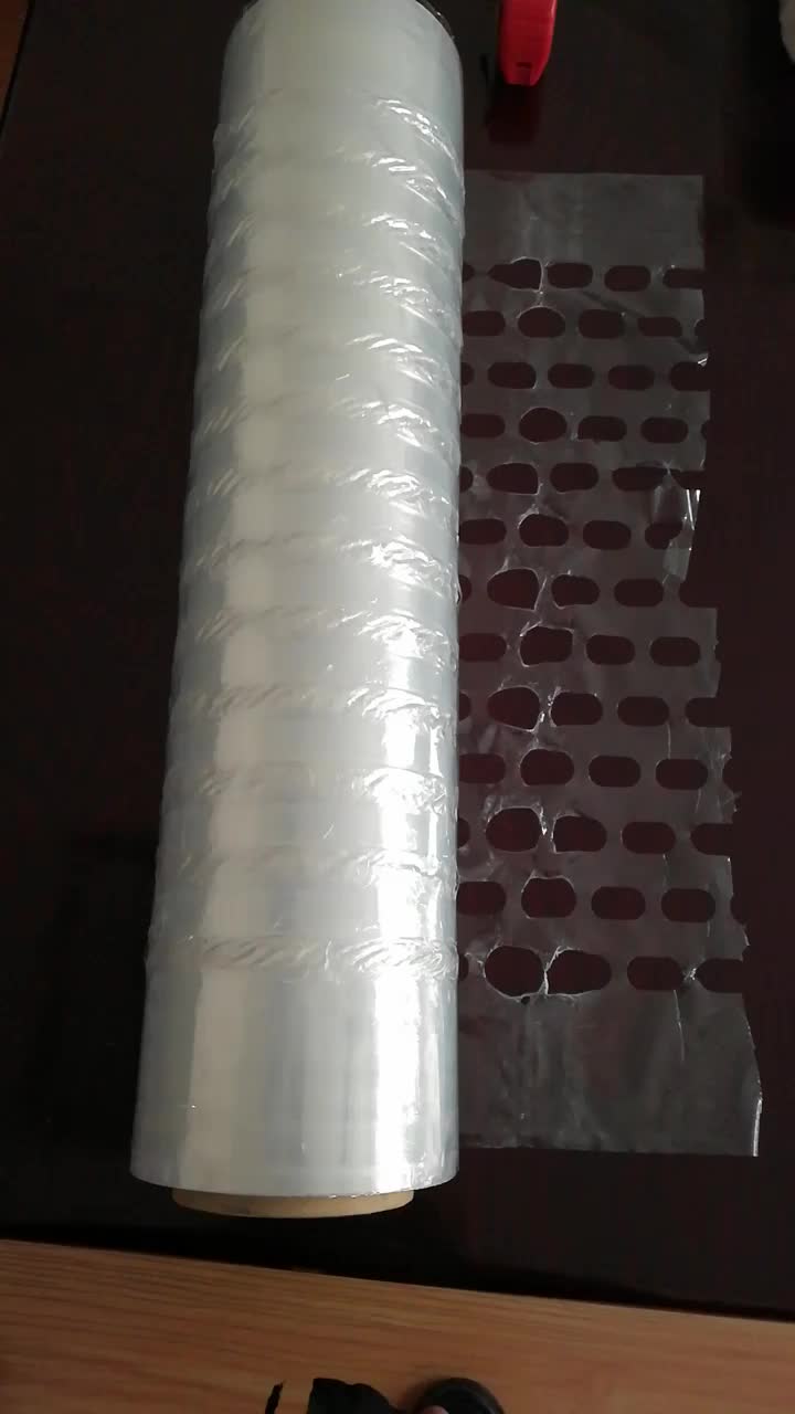 Machine Wrap Ventilated Stretch Film,Perforated Stretch Film For Food Pallet Wrapping - Buy ...