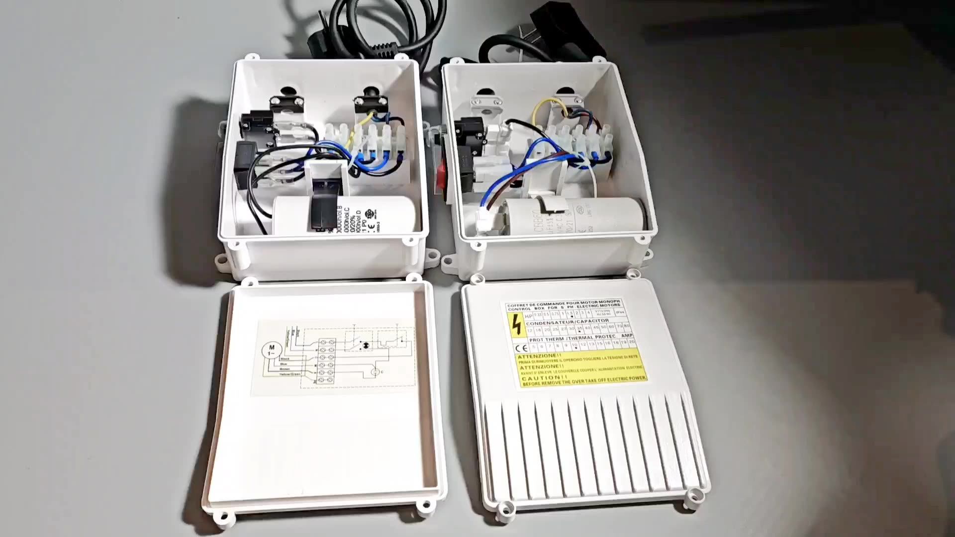 Deep Well External Capacitor Switch Box Water Submersible Pump Power ...