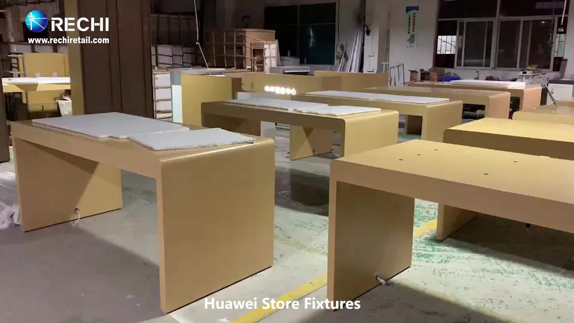 Rechi Custom Cashier/retail Store Checkout Counter With Illuminated ...