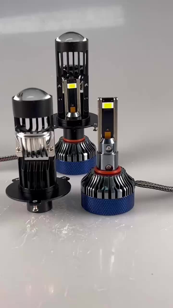 130w 6500k 3570 Csp Mini H4 Led Lens H7 Mini Led Projector H8 H9 9005 ...