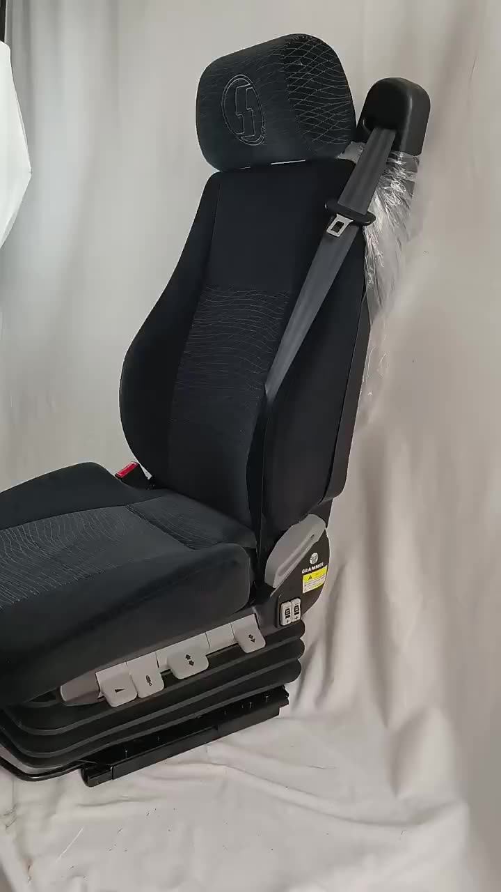 Grammer Air Suspension Driver Seats With Lumbar For Bus Truck Heavy ...