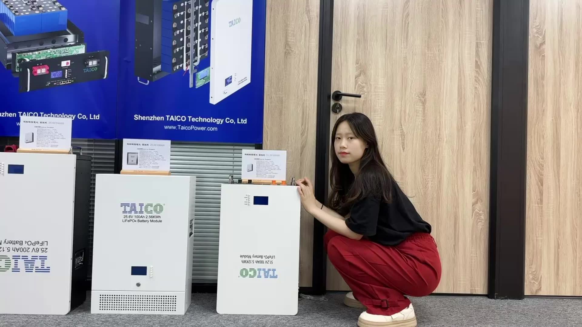 Taico Powerwall Lifepo4 Lithium Ion Battery 48v 5kwh 10kwh 10kw 100ah ...