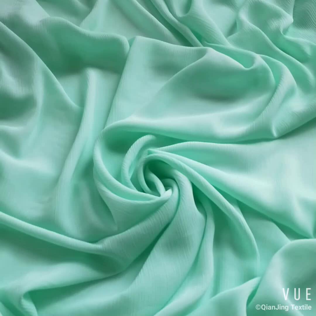 Solid Dyed Drapery 100 Polyester Crepe Chiffon Fabric - Buy Crepe ...