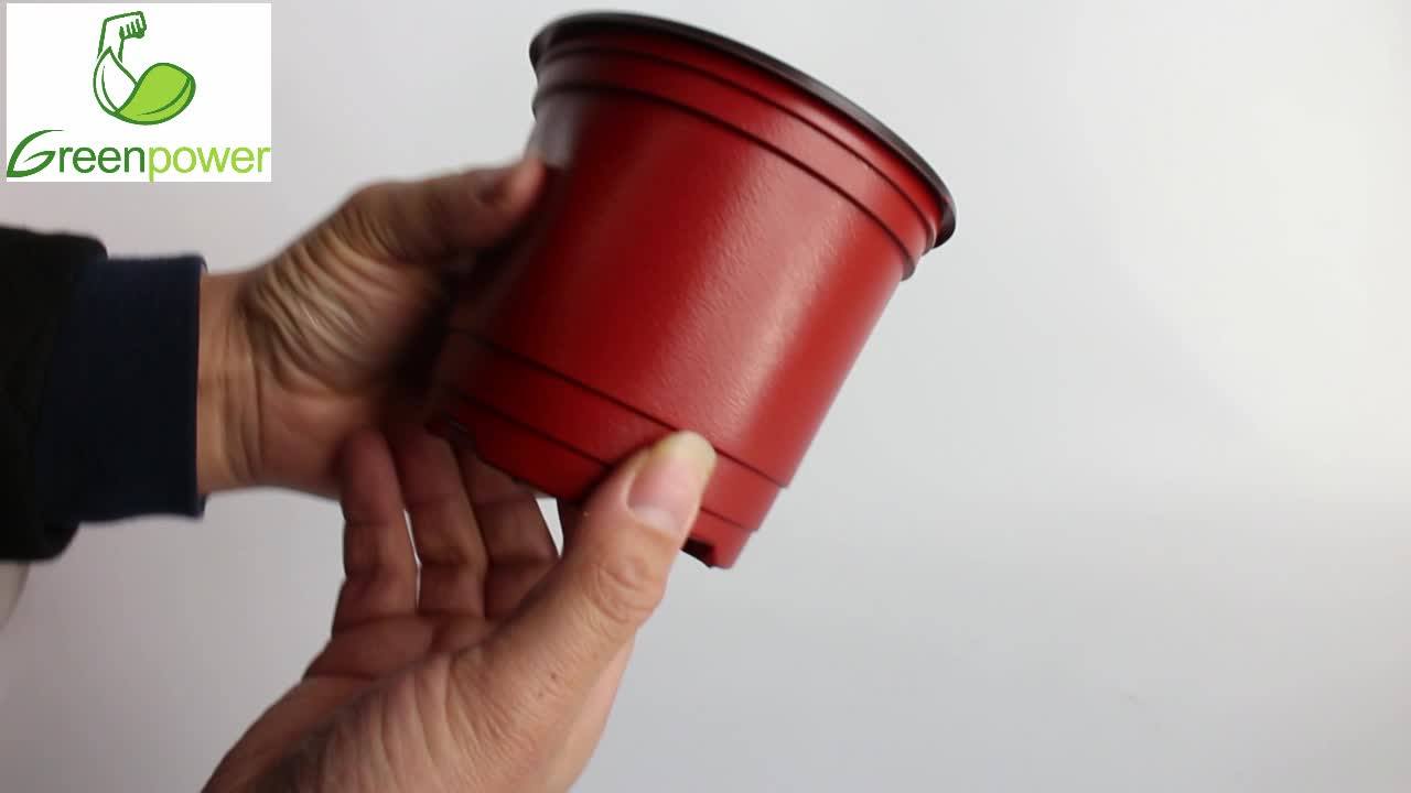 18cm 180mm Soft Flexible Plastic Nursery Cheap Flower Pot - Buy Cheap ...