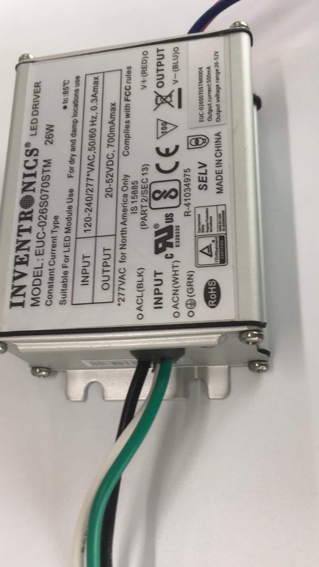 Inventronic Waterproof Ip66 Selv Output 26w 30v 600ma Power Supply Led ...