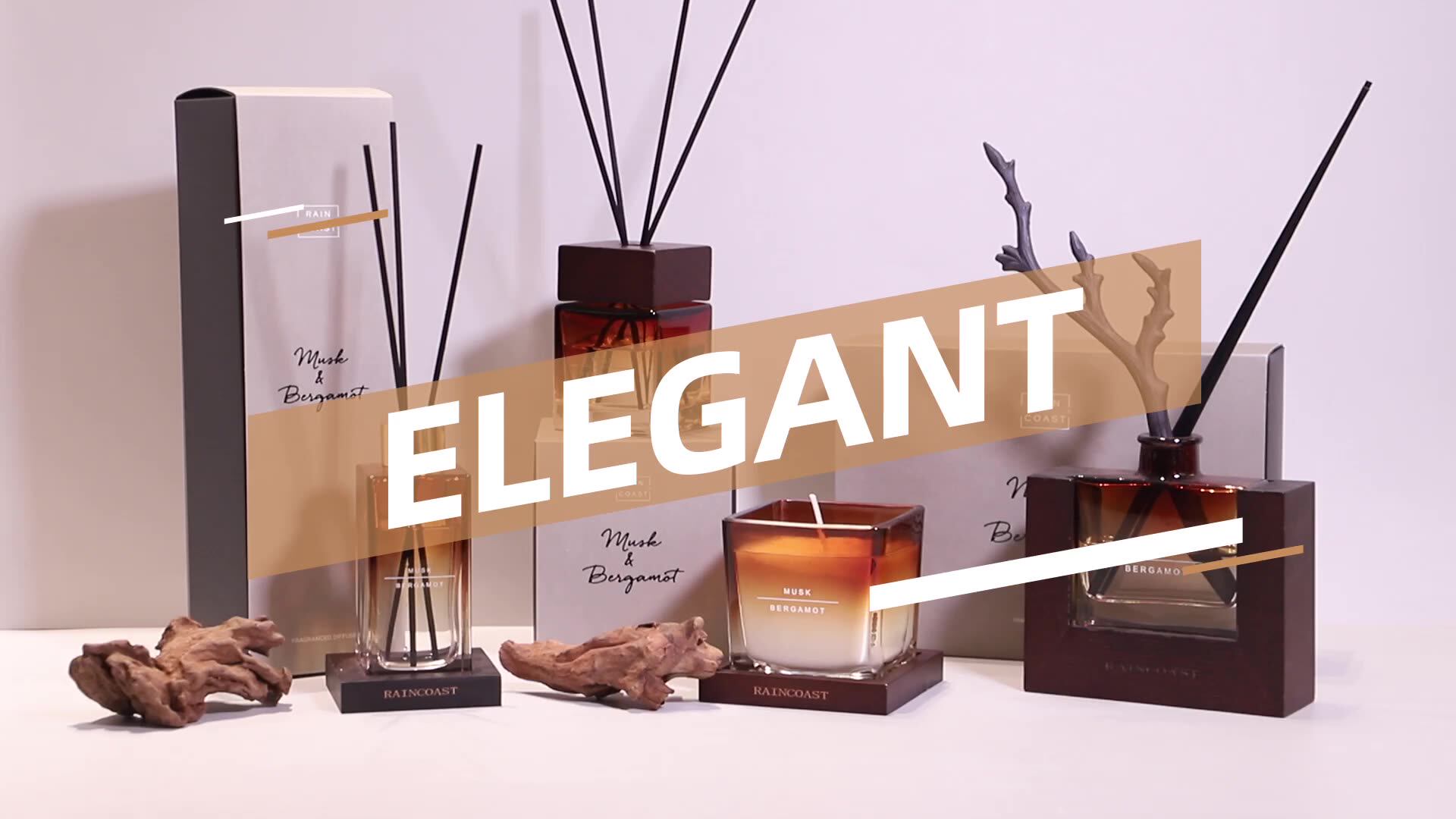 Raincoast Home Fragrance Luxury Bottle Reed Diffuser Sets 100ml Square ...