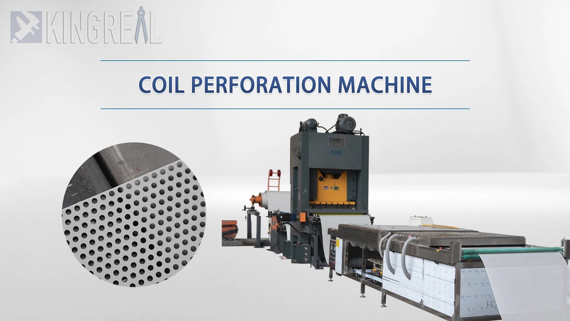Automatic Plc Control Metal Sheet Perforation Line High Precision Coil ...