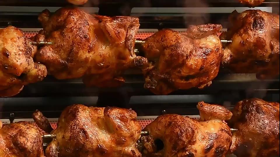 Commercial Stainless Steel Oven Gas Rotary Chicken Roaster Suitable For ...