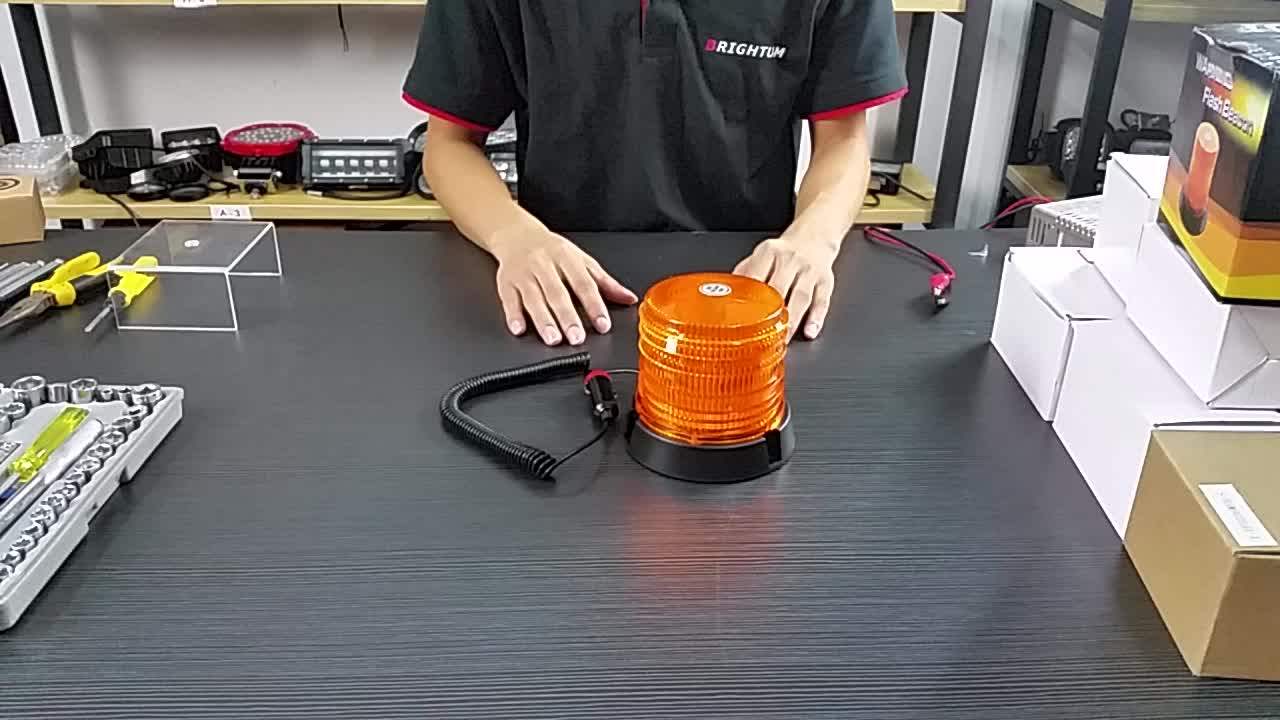 Amber Micro Security Warning Led Beacon Light For Forklift Truck 12v ...