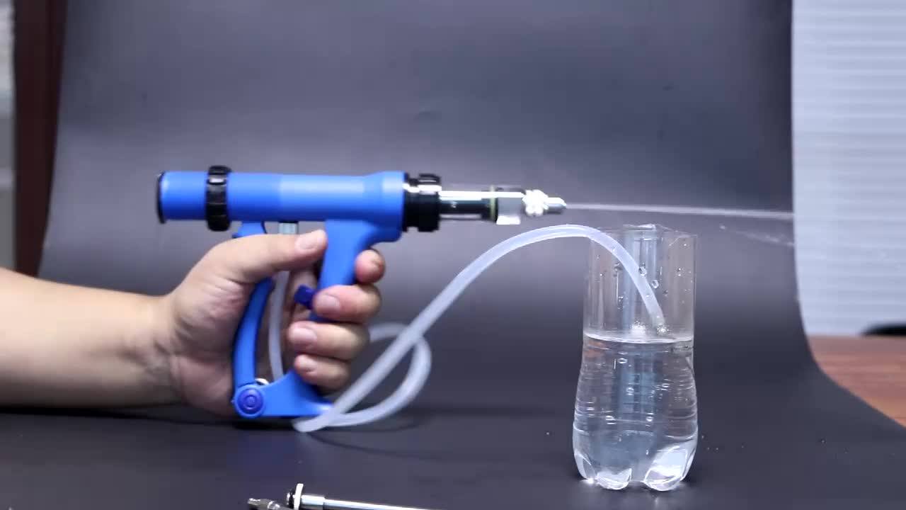Veterinary 10ml Plastic Drencher Automatic Drenching Gun For Animal ...