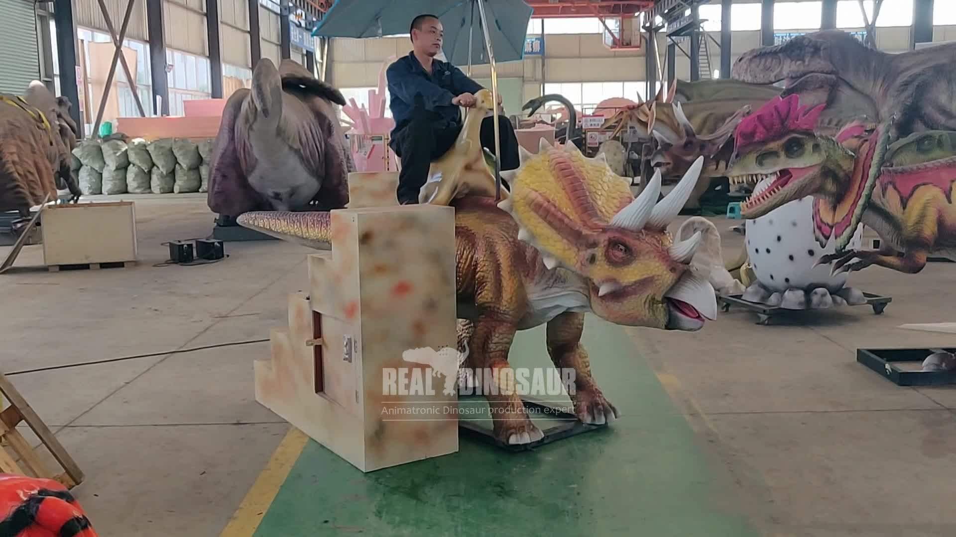 Wholesale Factory Price Coin Operated Kids Ride Dinosaur Machine - Buy ...