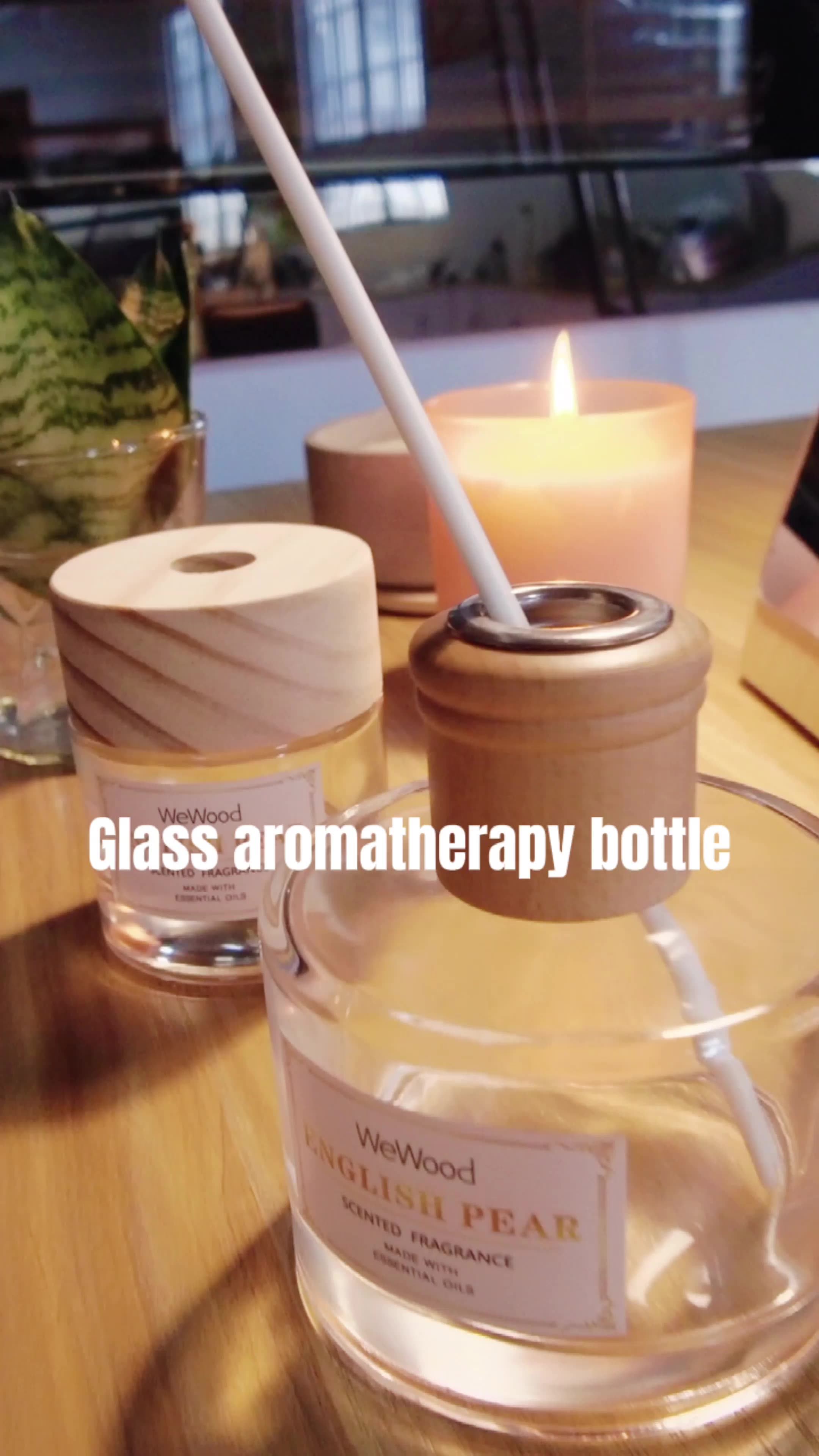 Wholesale Luxury Diffuser Cap Cover Container Supplies Empty Glass Reed ...