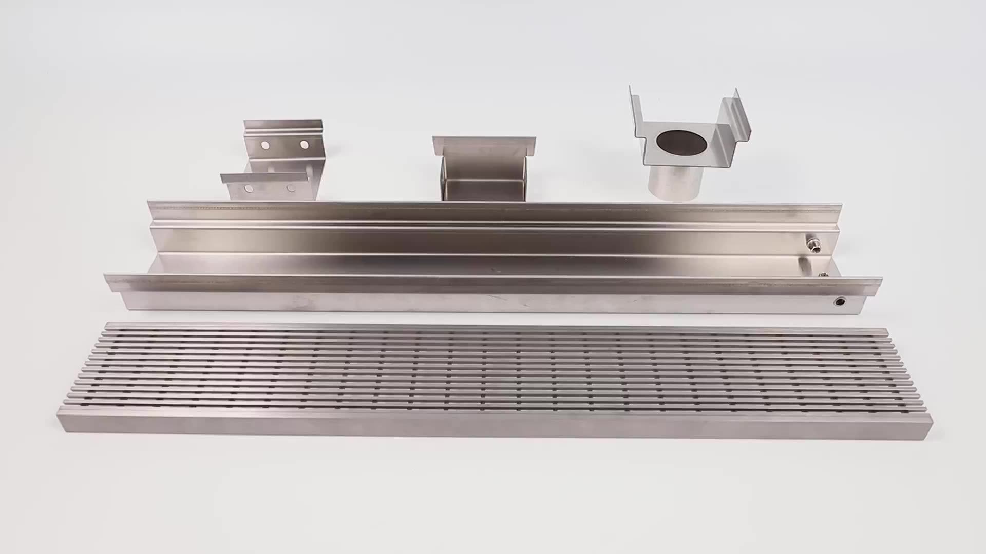 Marine Ss316 Floor Drainer Walkway Drain Channel Trench Drain Grating ...