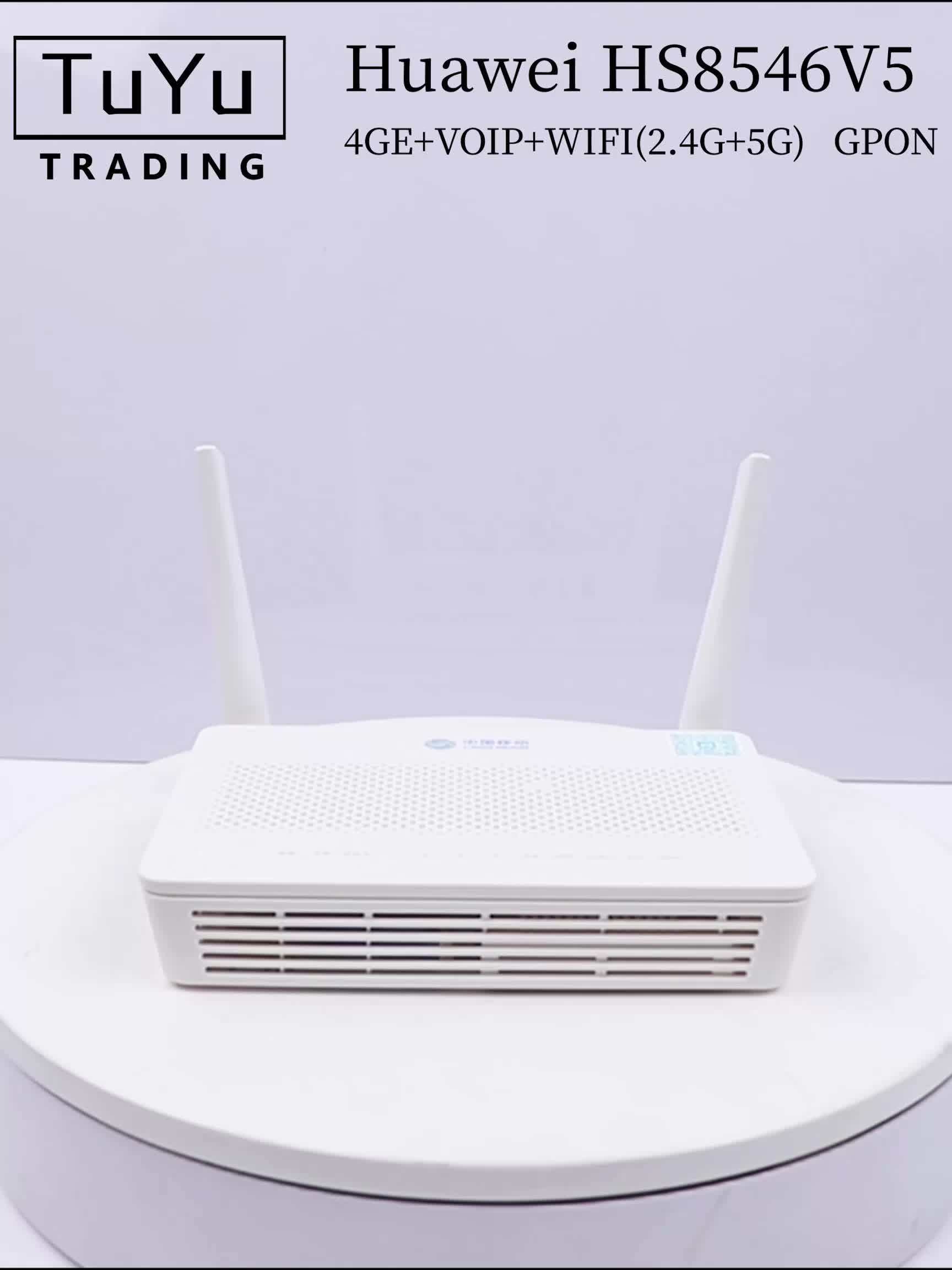 New Arrival Huawei 5g Hs8546v5 Gpon Onu Ont 4ge+1tel+2usb With 2.4g&5g ...