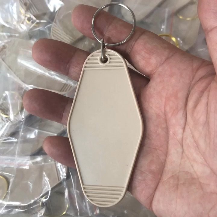 Wholesale Blank Plastic Retro Motel Keychain Hotel Room Keychain - Buy ...
