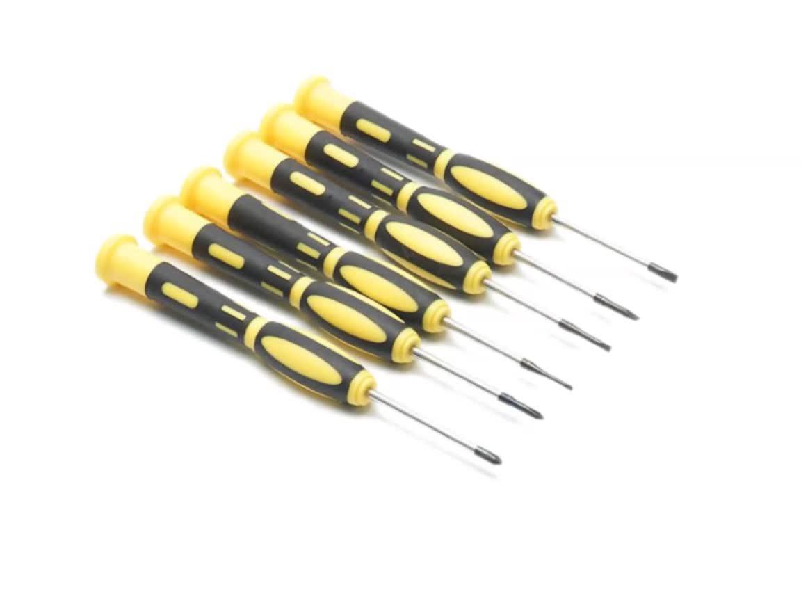 6pcs Precision Mini Screwdriver Set Kit Ph0 Ph1 Sl1.6 2.0 2.5 3.0mm ...