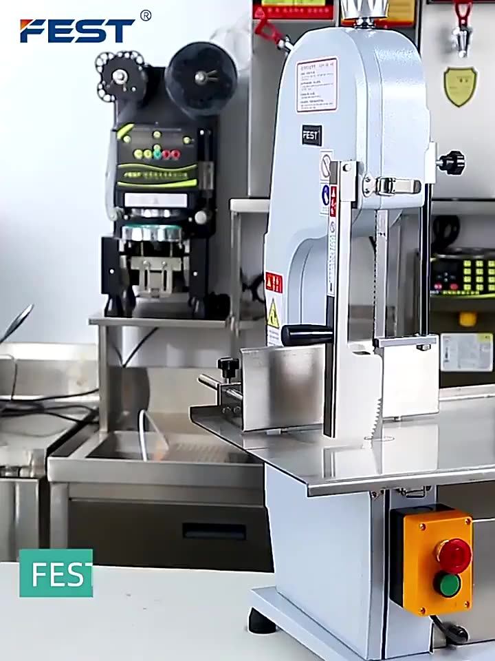 Commercial Butchery Frozen Meat Cutter Bone Saw Meat And Bone Cutting ...