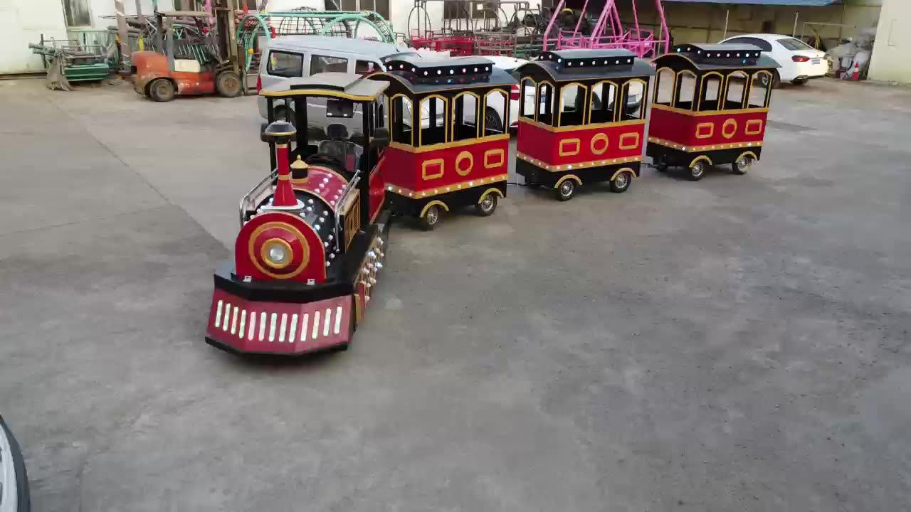 Amusement Park Small Train Production Factory Mall Park Outdoor Square ...