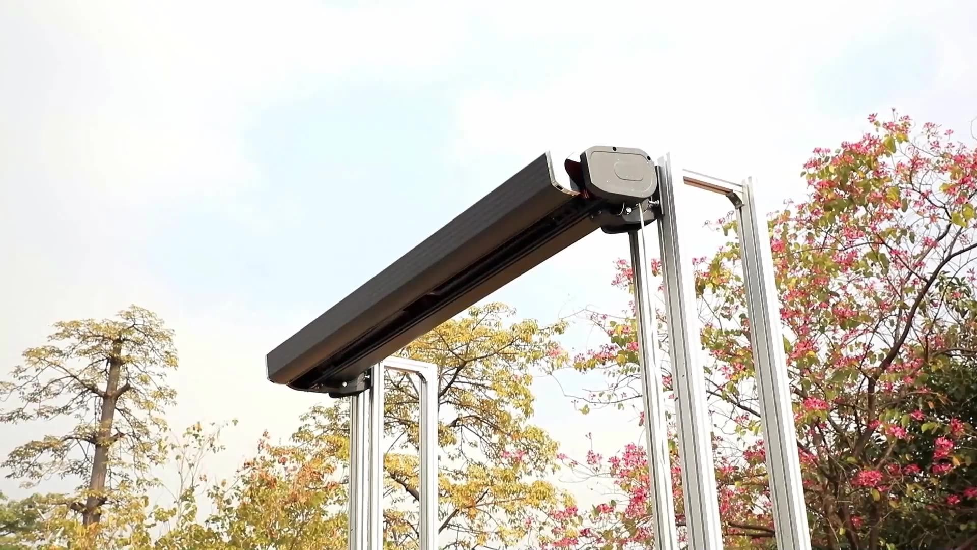 Full Box Of Awnings Telescopic Rain Loose Electric Remote Control ...