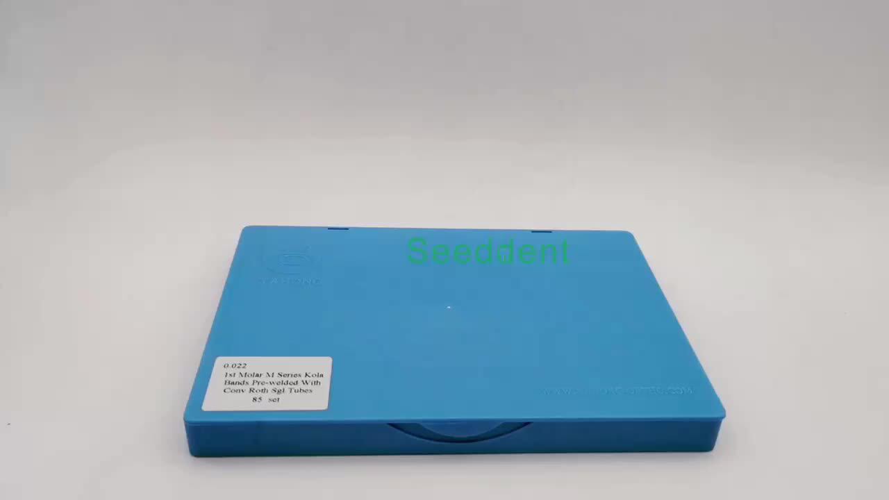 Dental Orthodontic Stainless Steel Sand Blasted Molar Band With Buccal ...