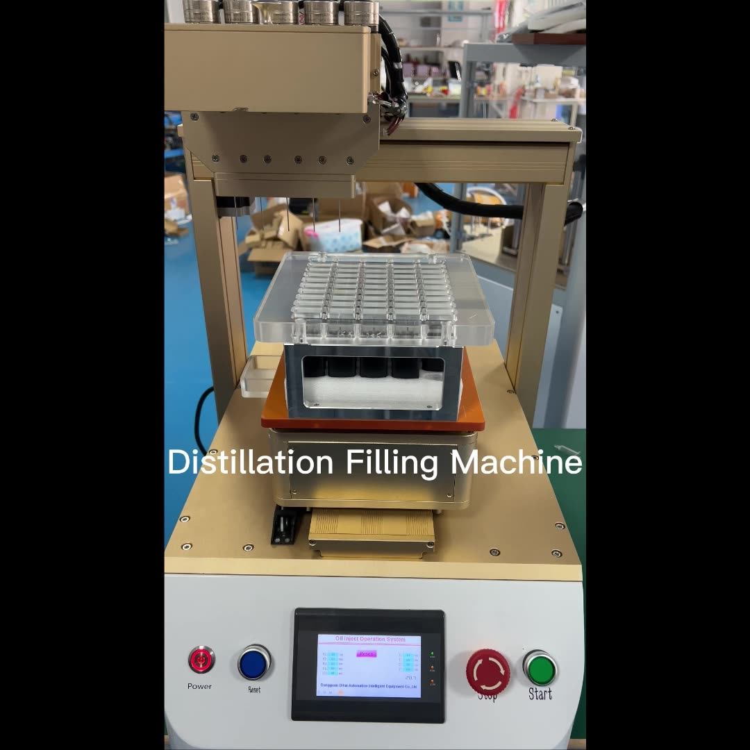 Heating Distillation Filler Automated Cart Thick Oil 1ml 2ml Pen ...