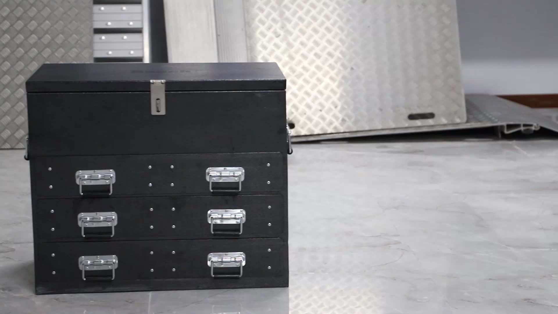 Aluminum Tool Box Cabinet Upright 4 Drawer Unit 600x430x620mm - Buy ...