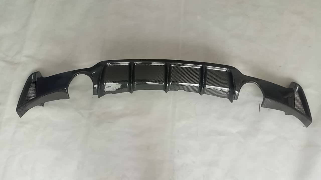 For Bmw F32 F33 F36 4 Series M Tech Bumper Carbon Fiber Rear Diffuser ...
