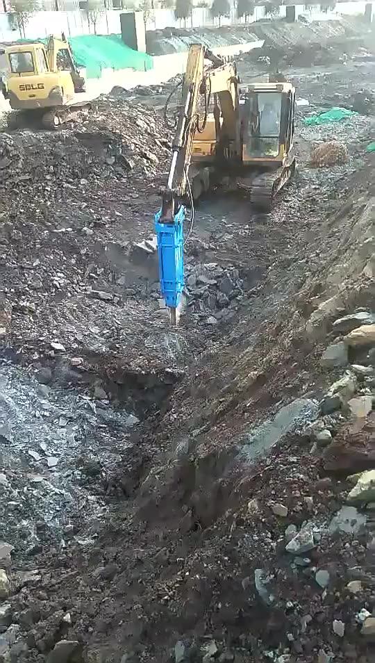 Mini Excavator Sb30 Hydraulic Hammer Breaker With 53mm Chisel Side Type ...