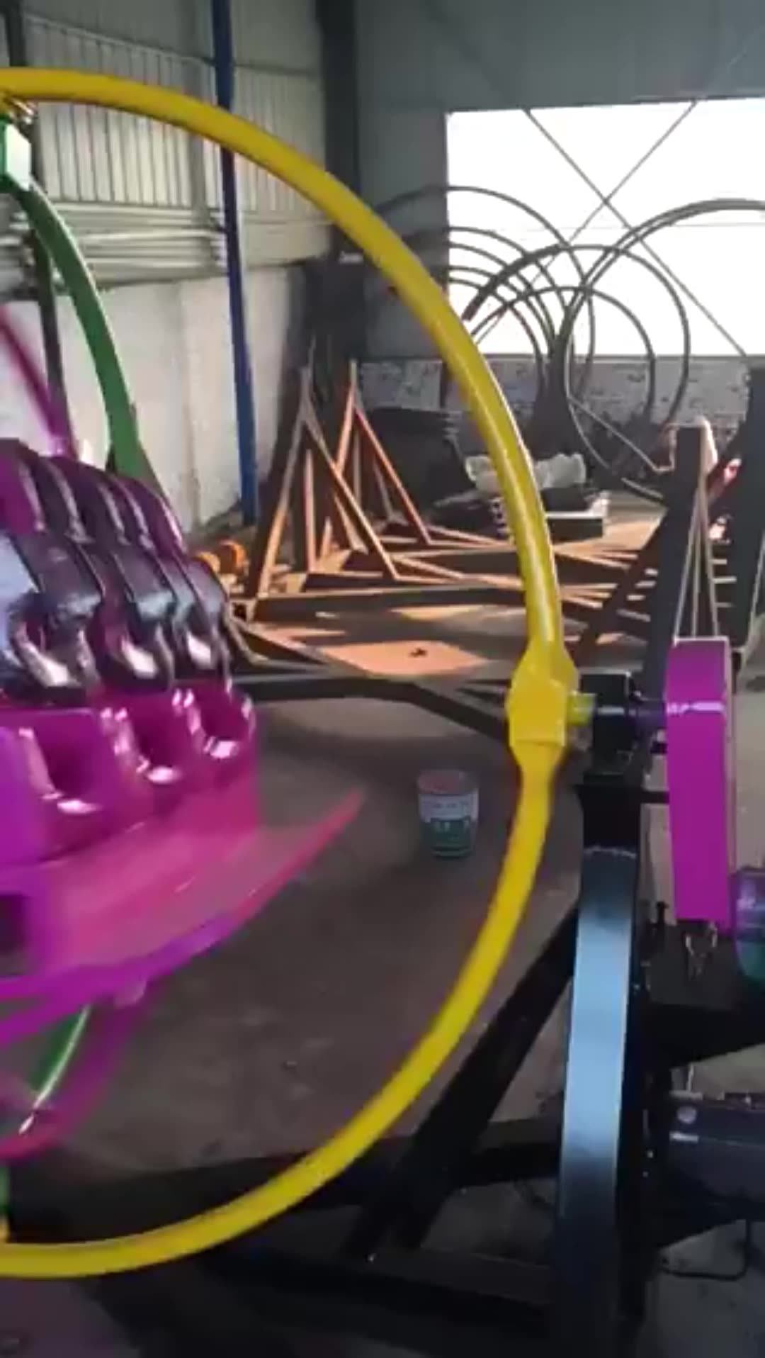 Amusement Orbitron Ride Park Fairground Electric 6 Seat 360 Degree ...