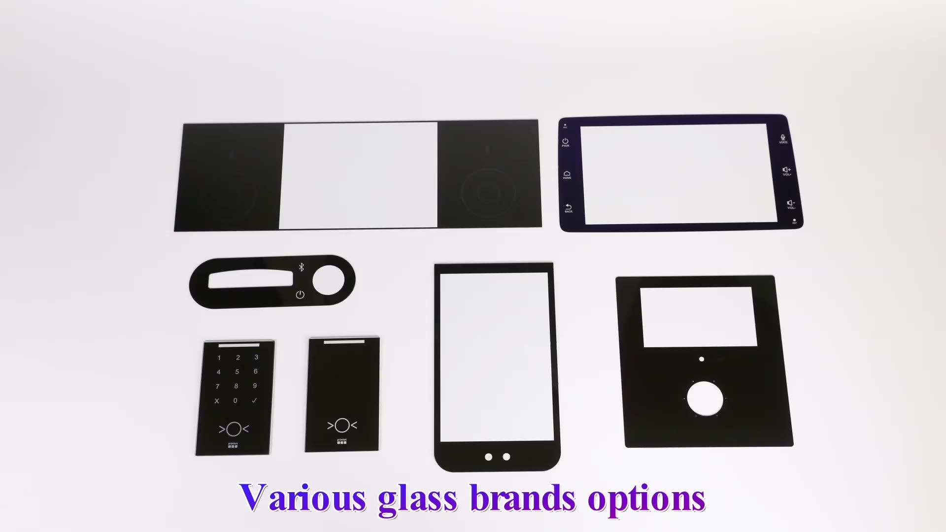 0.7mm All Size Polished Edge Tempered Front Touchscreen Lcd Display ...