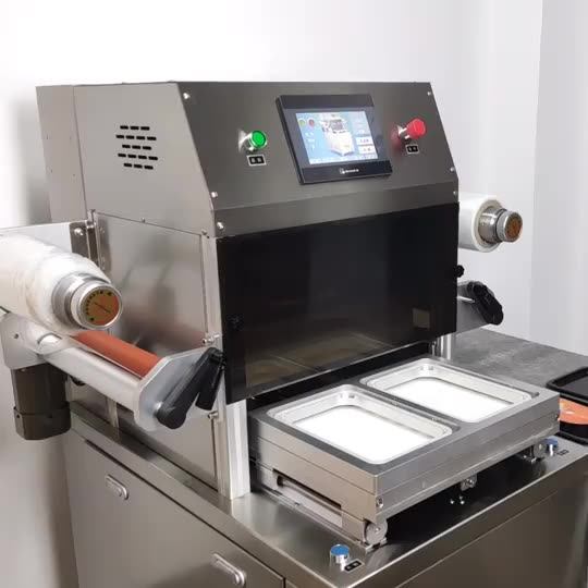 Youxuan Maquinas Selladoras Automatic Vacuum Skin Food Tray Sealing Packaging Machine For Meat ...