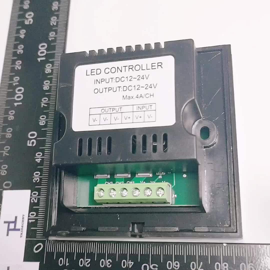 Taidacent Lighting Control Tm06 Capacitive Touch Glass Panel Dimmer Dc ...