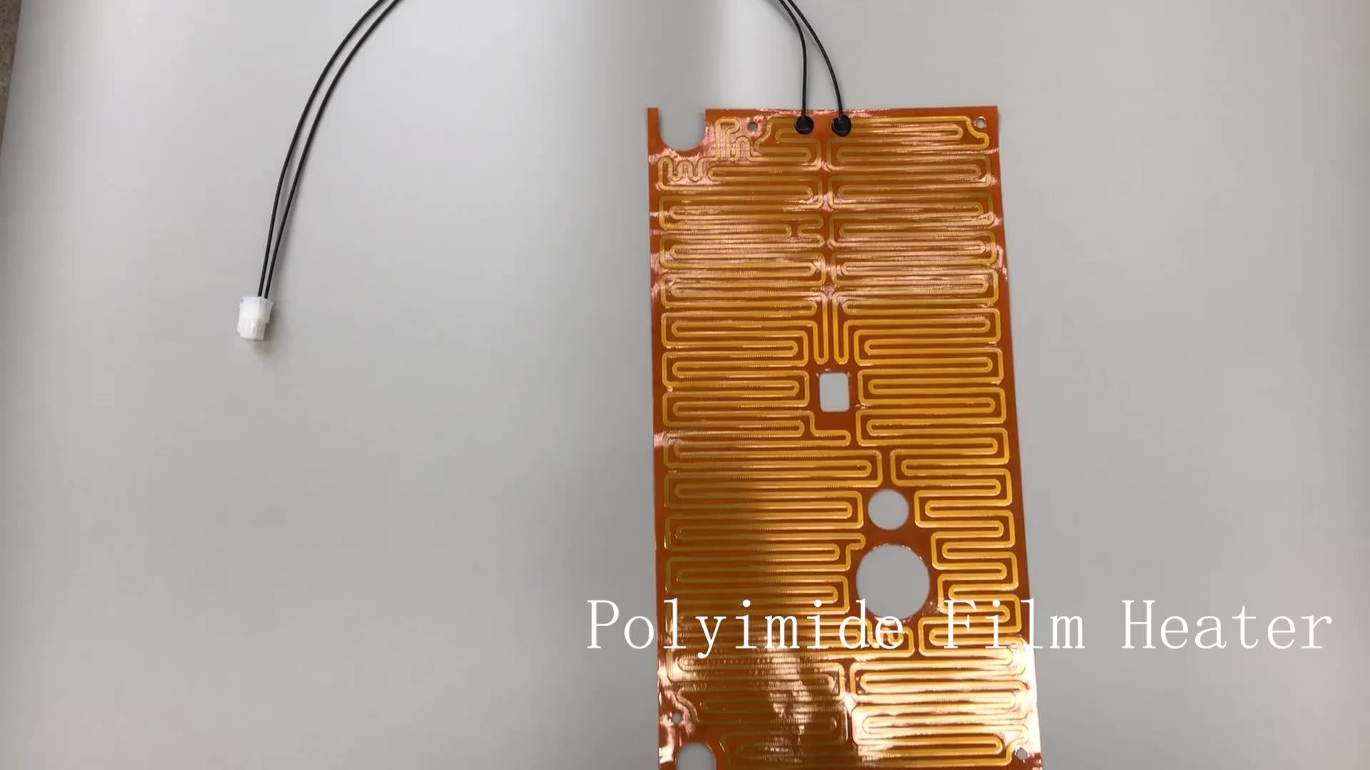 Customized 3v 5v 7.4v 9.8v 12v Flexible Electric Heat Resistance Kapton ...