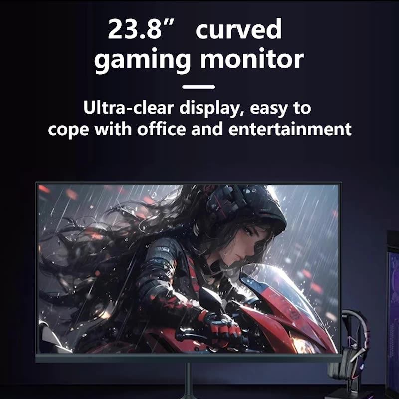 Frameless Flat Monitor Curve Gaming Ultra Wide Pc 144hz 4k Munitor ...