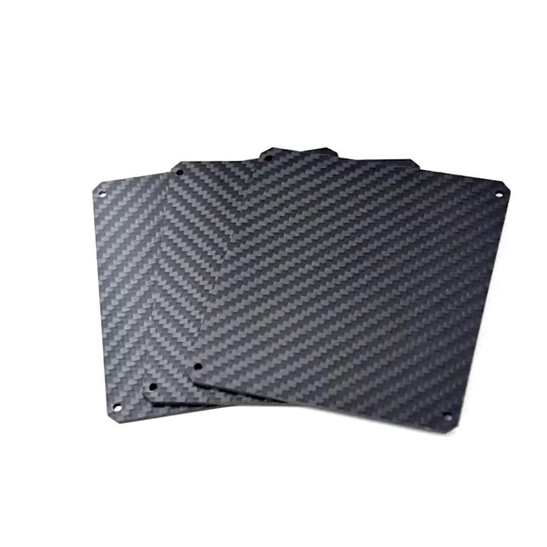 Custom Factory 1k 2k 3k Different Size Twill Plain Glossy Matte Carbon ...