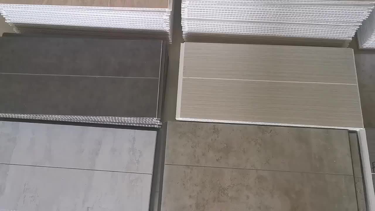 Modern 8mm Pvc Wall Panels 25cm Width Square Design With Heat ...